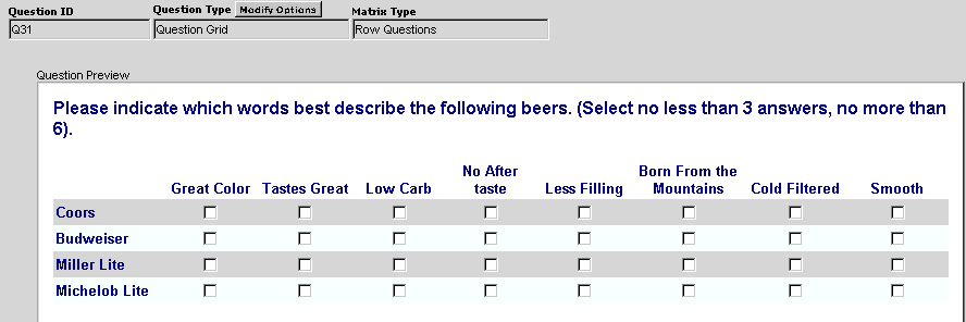 Row Grid Question: allow multiple responses